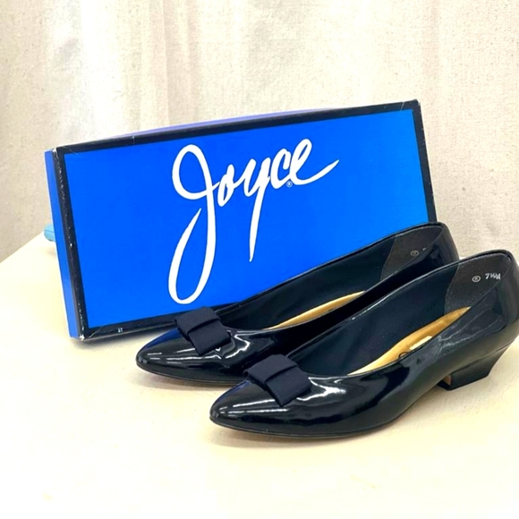 Joyce | Shoes | Vintage Joyce Womens Wedges Pump 75 Midnight Blue ...